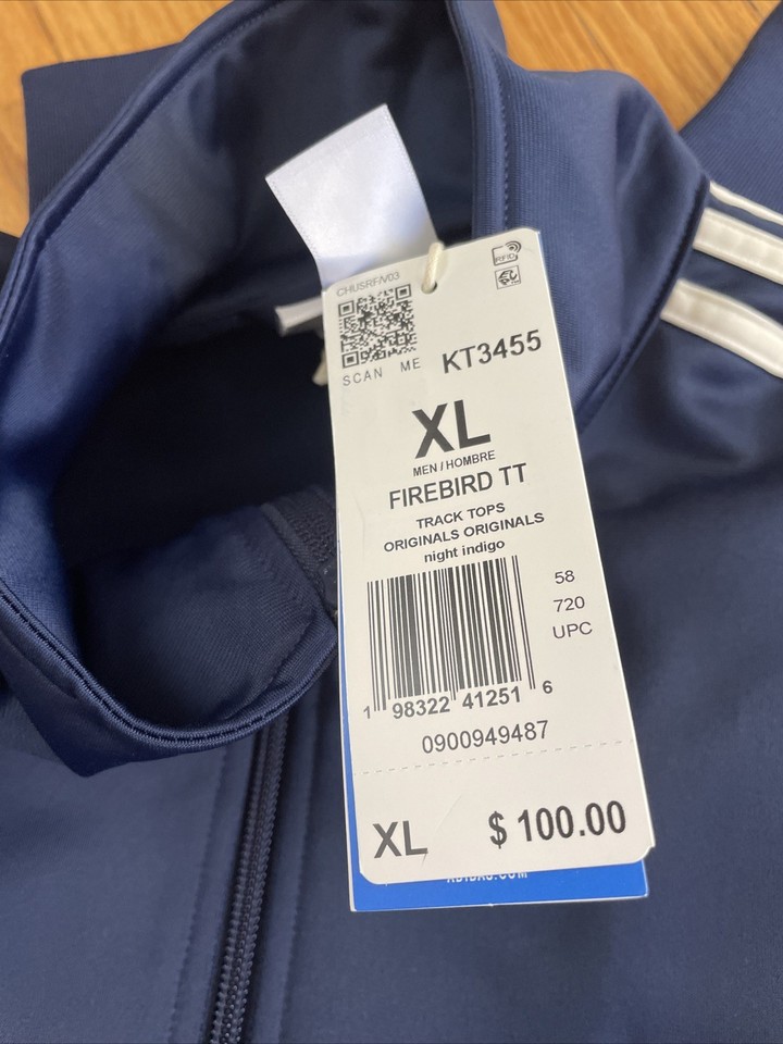 Oasis x Adidas Live '25 Tour Firebird Track Jacket Navy Blue Size XL | eBay