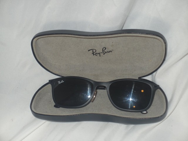 Ray-Ban Wayfarer Lightray Tech Titanium Sunglasses Rb4225 Matte Black ...