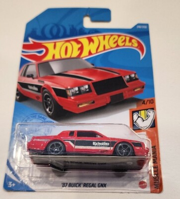 NEW Hot Wheels 87 Buick Regal GNX Red Blackwidow 2021 No 218 GTB43 Long ...