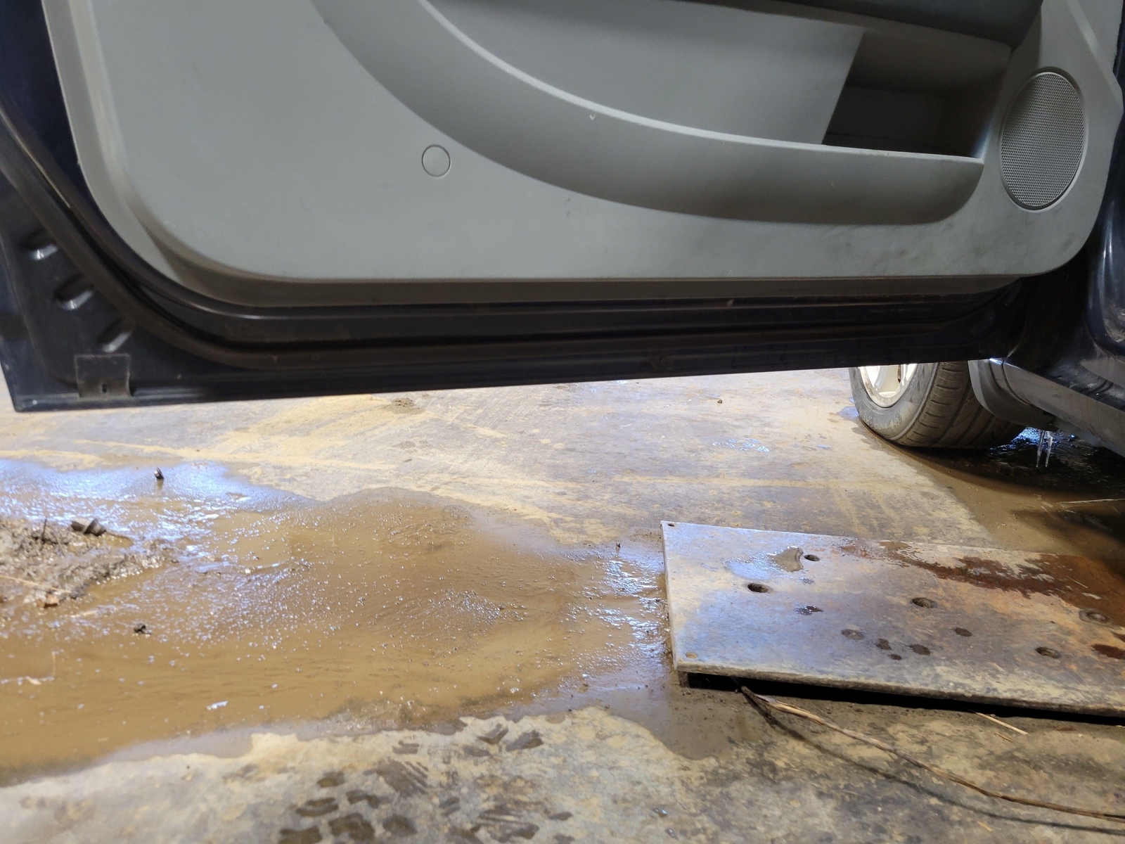 2008-2010 CHRYSLER SEBRING LEFT DRIVER FRONT DOOR MODERN BLUE PAINT ...