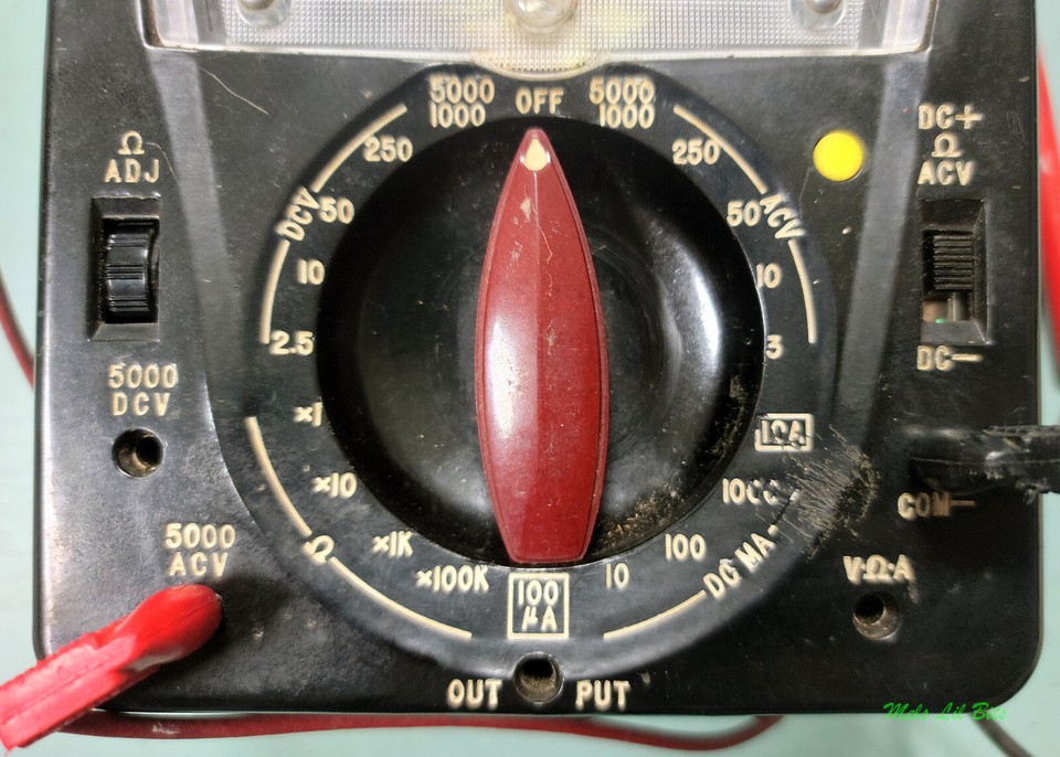 Vintage Triplett Model 630-PLK Type 2 Multimeter | eBay