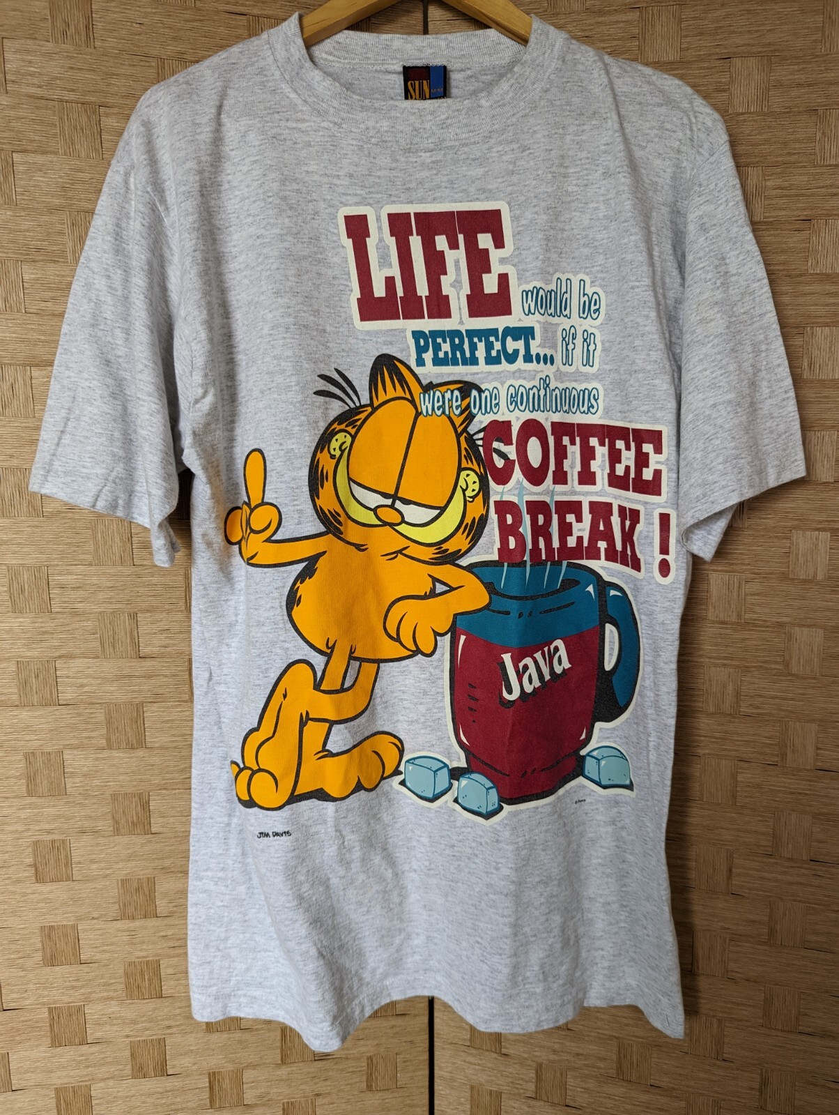 Vintage 90s Garfield Jim Davis Cartoon Coffee Single … - Gem