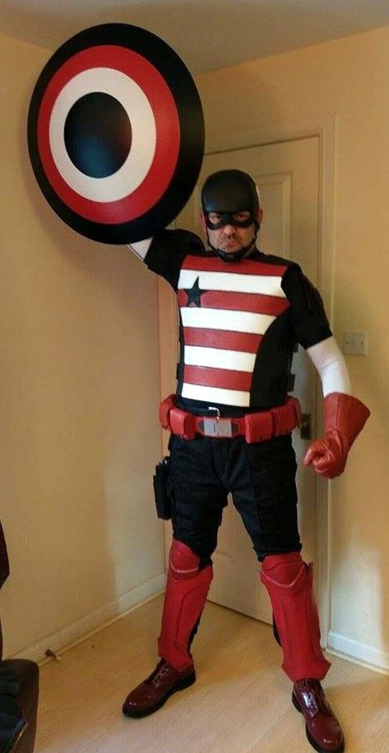 US Agent Shield Metal Captain America Shield - John Walker Shield ...