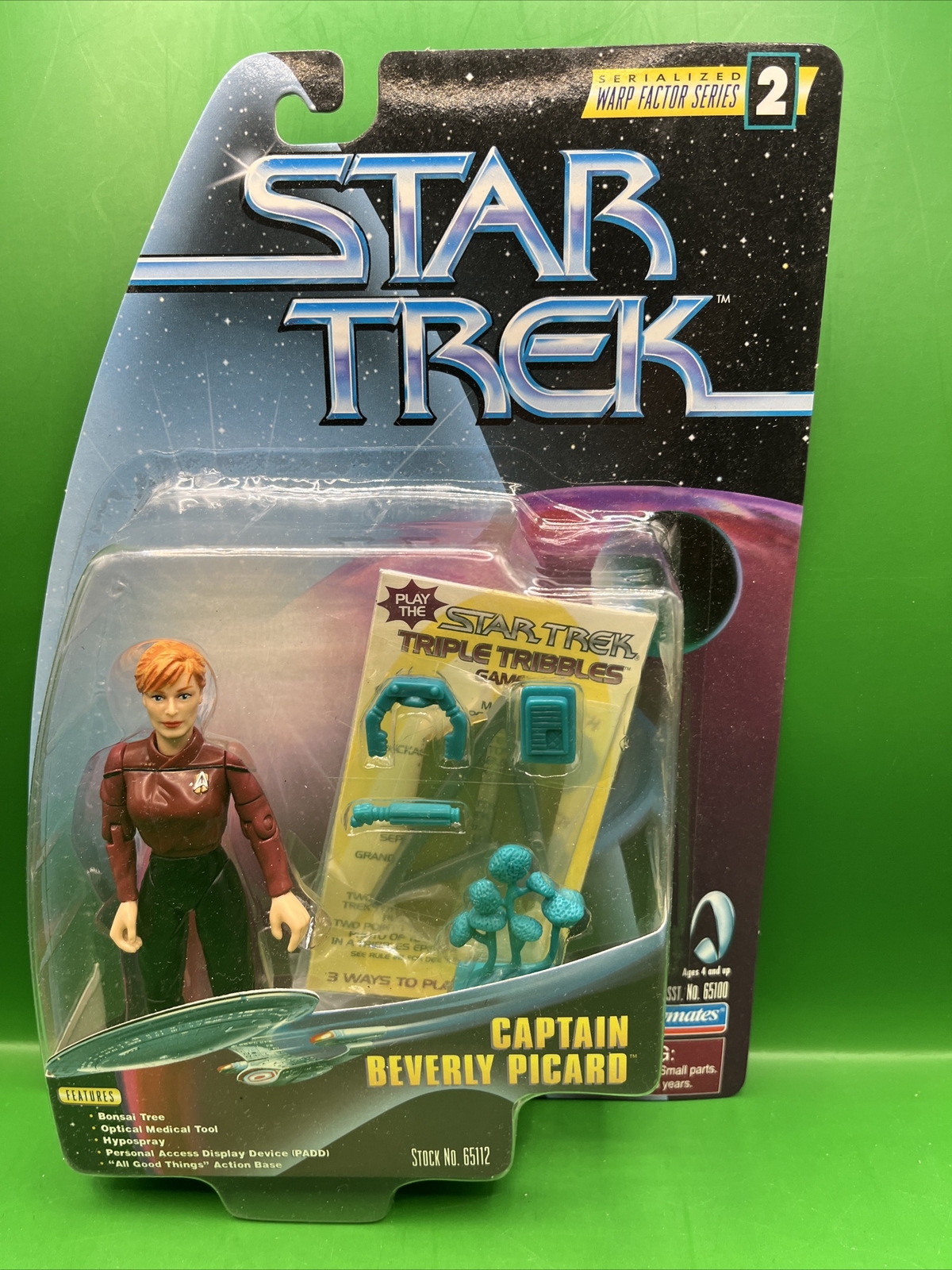 1997 Playmates Star Trek Warp Factor 2 Captain Beverly Picard Action ...