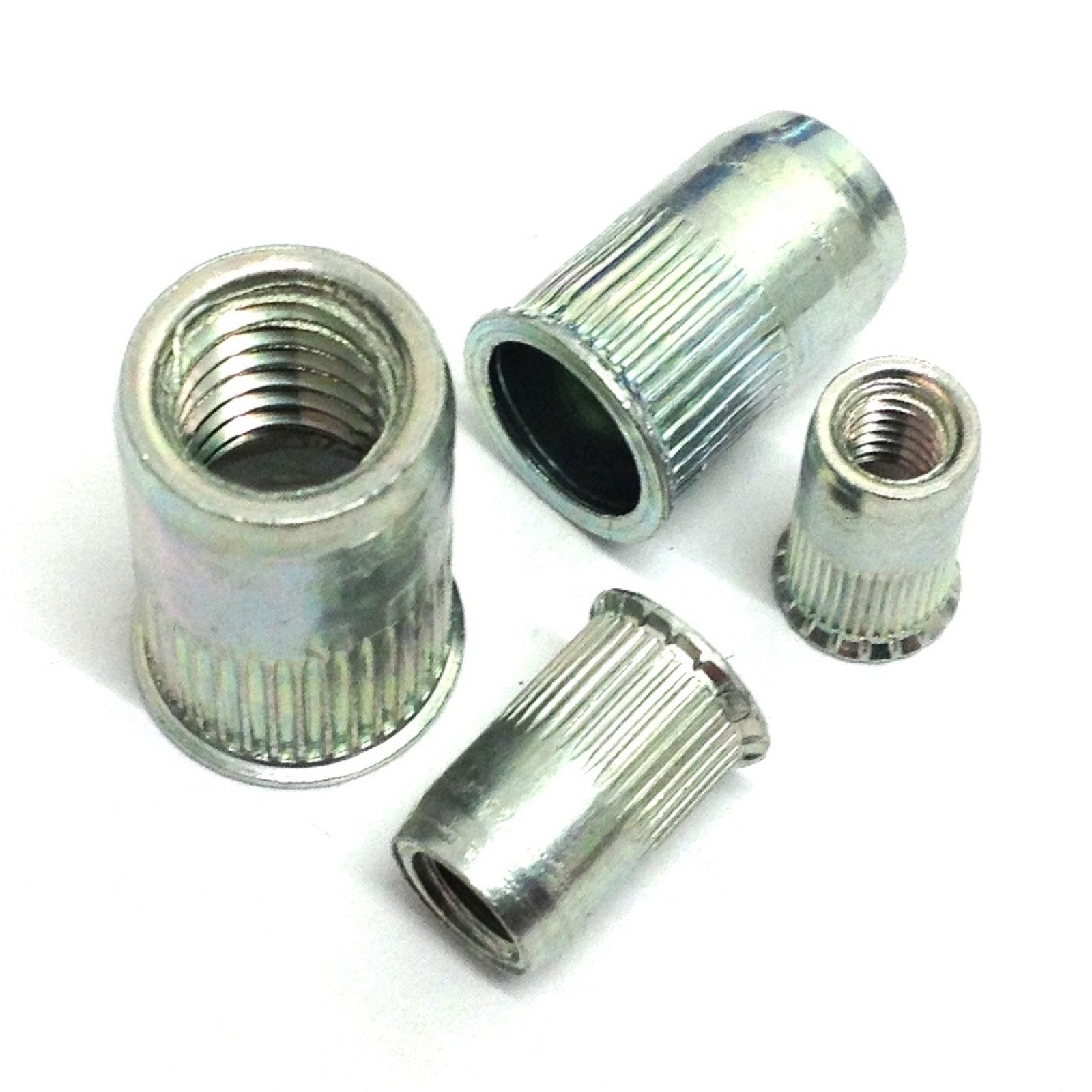 Serrated Steel Nut Inserts blind nutserts Rivnuts grooved knurled 4 5 6 ...