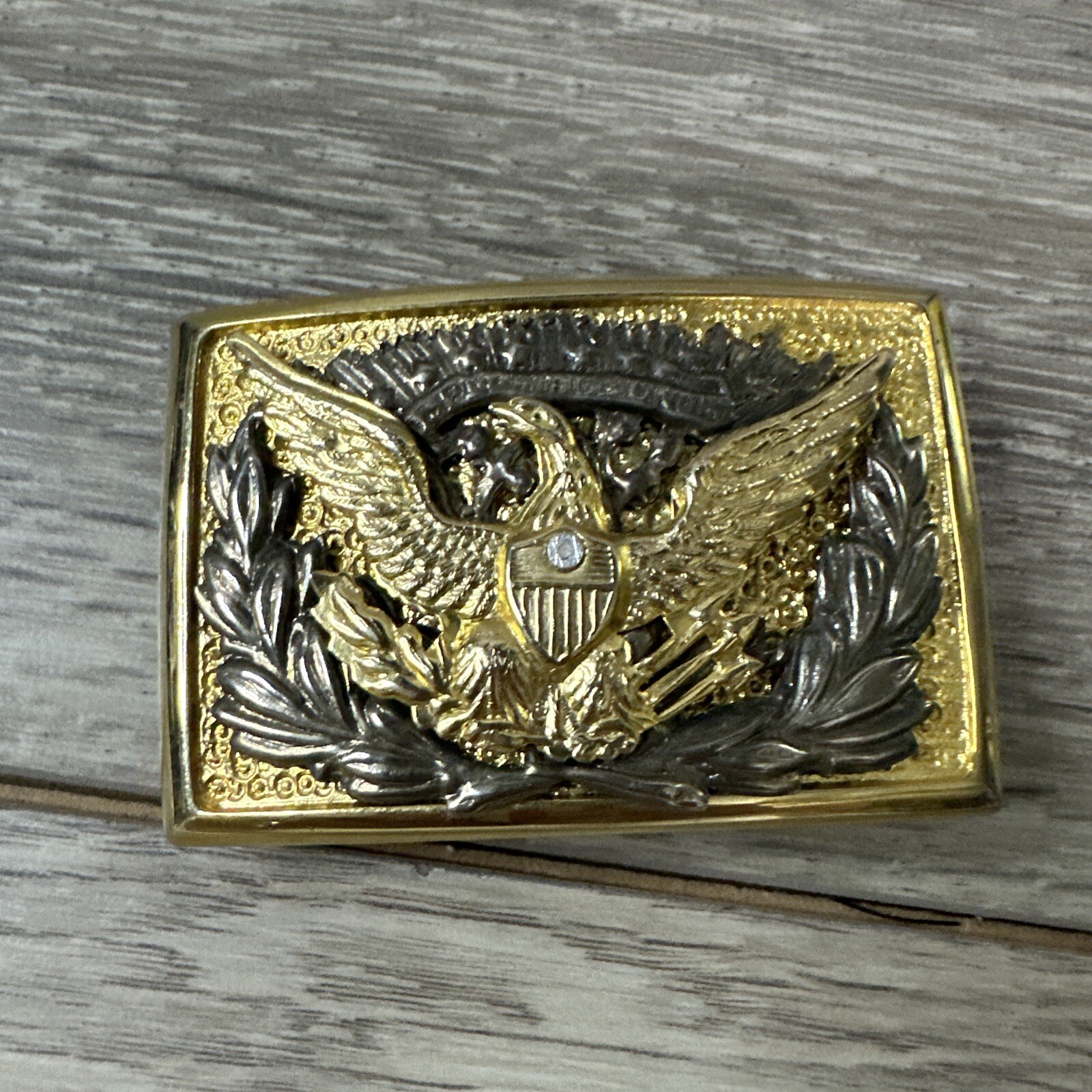 Army Officer Brass Buckle Replica Military | eBay