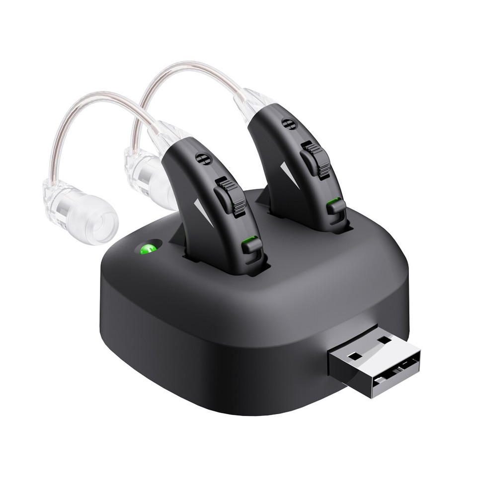 JINGHAO Rechargeable Hearing Aid Sound Device Hearing Amplifier for ...