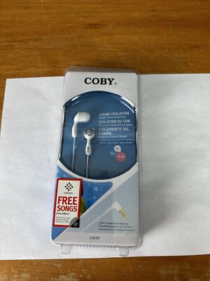 COBY CVE92 Digital Stereo Earphone 3.5mm Plug Earbud Headphones | eBay