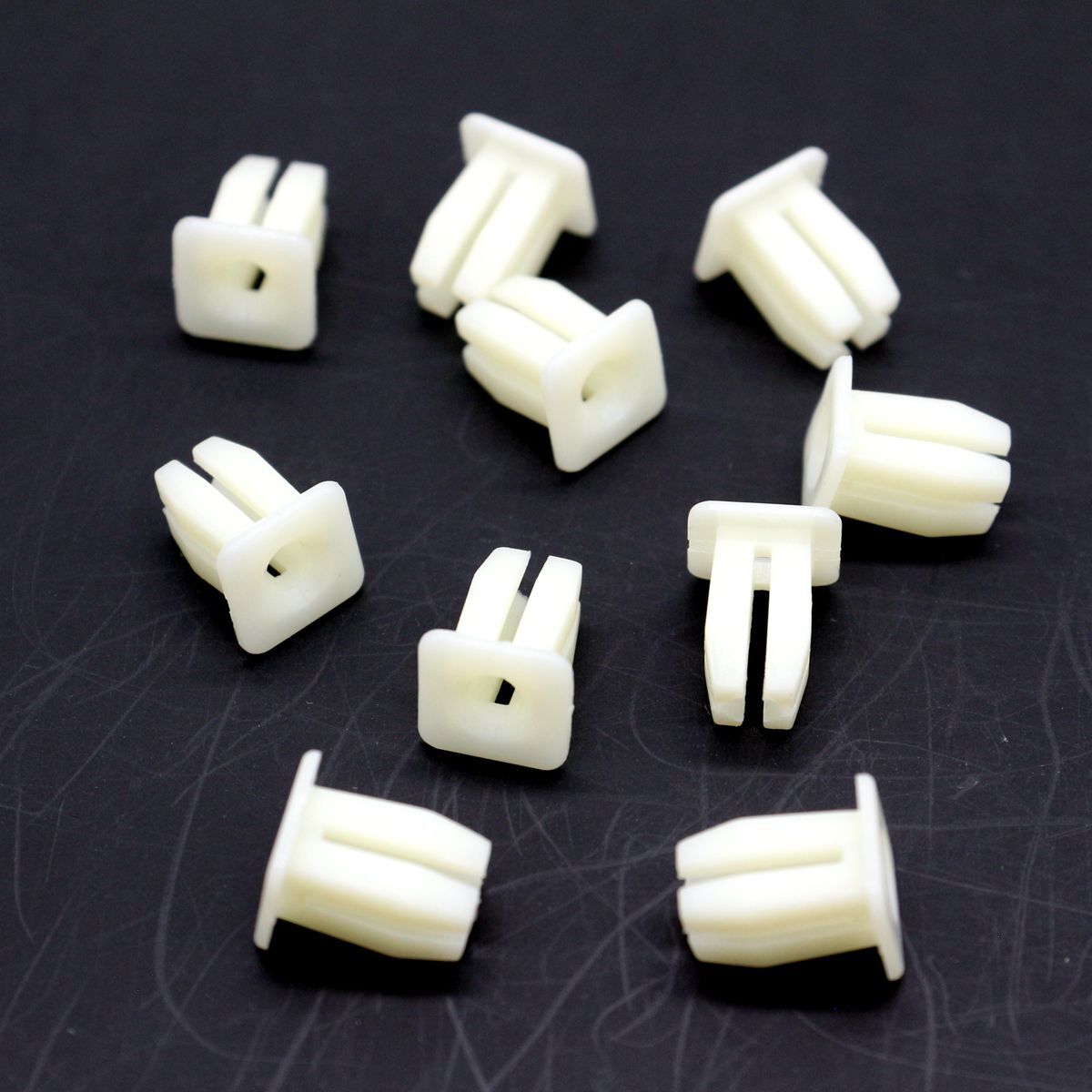 10Pcs Trim Screw Inserts- Headlight Bezel, Grille & Mirror Nut For Ford ...