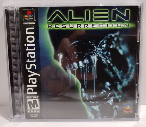 ALIEN RESURRECTION Playstation PS1 Video Game COMPLETE CIB + Reg Card ...