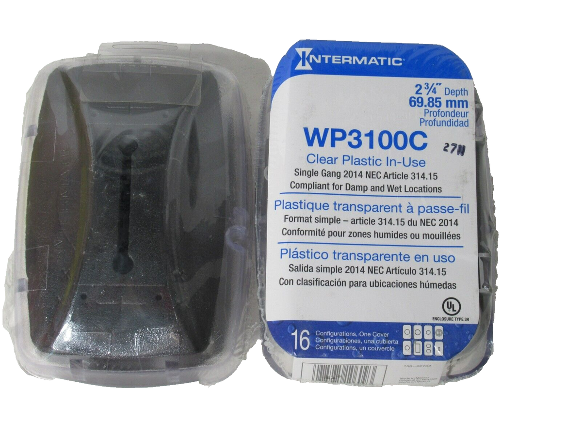 Intermatic Wp3100c Receptacle Cover