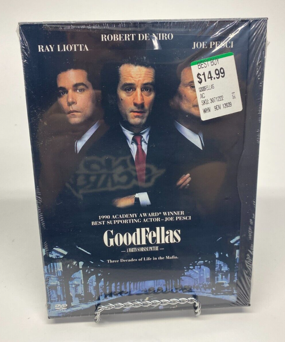 Goodfellas DVD 1990 Robert De Niro Ray Liotta Joe Pesci New Sealed VTG ...