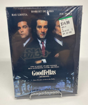 Goodfellas DVD 1990 Robert De Niro Ray Liotta Joe Pesci New Sealed VTG ...