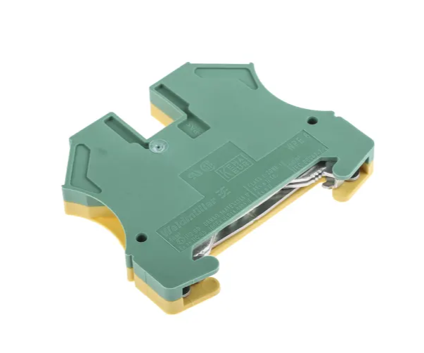 5 X Weidmuller 1010200000 WPE 6 Series Green/Yellow, Single-Level, ATEX ...