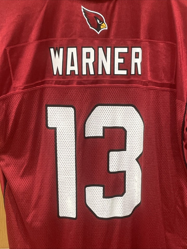 Kurt Warner #13 Super Bowl XLIII Arizona Cardinals Reebok NFL Jersey ...