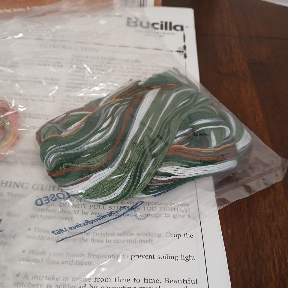 Bucilla Doves and Holly 44" Stamped Christmas Tree Skirt Cross Stitch ...