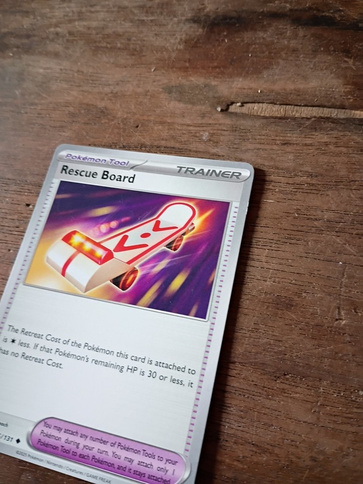 Rescue Board 126/131 Prismatic Evolutions Uncommon | eBay UK