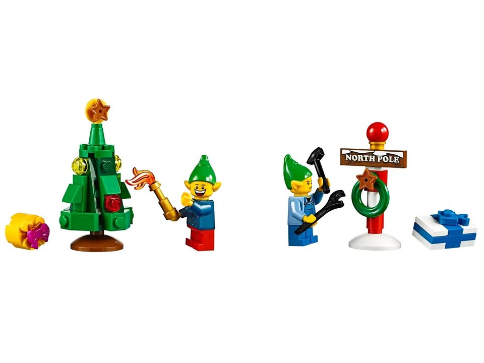 Lego Santa's Workshop 10245 Creator Minifigure Building Set | eBay