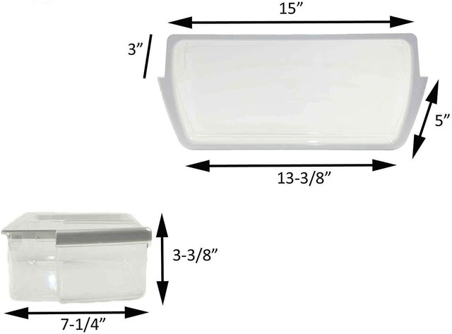 Whirlpool Door Shelf Bin Ed5fhexvs01 Ed5fvgxws00 Kenmore 10656864602 ...