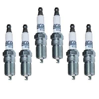 Set Of 6 Spark Plugs AcDelco For Saturn Pontiac Oldsmobile Chevrolet ...