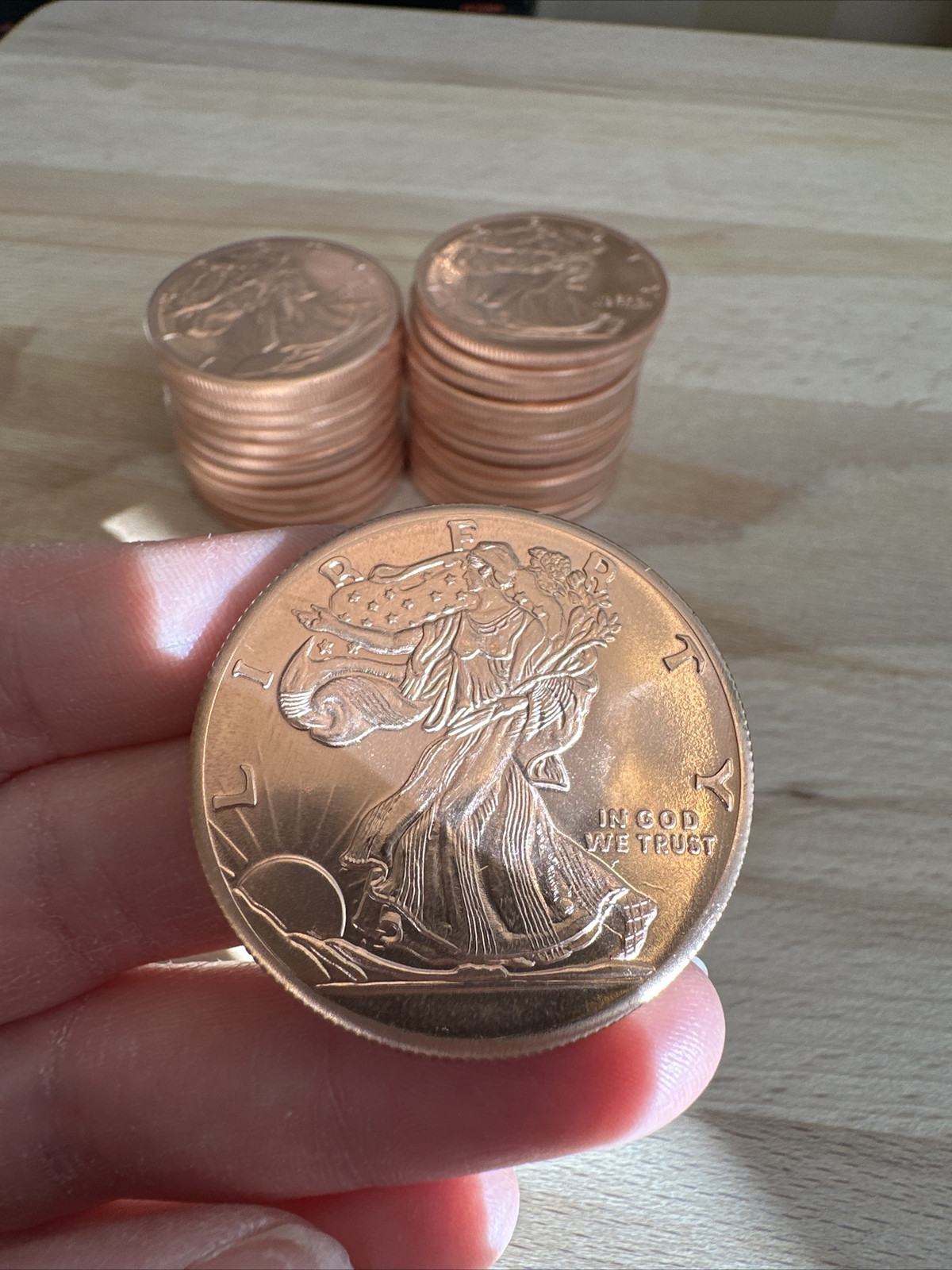 One 1 oz Copper Round - Walking Liberty .999 Fine Copper Coin Random | eBay