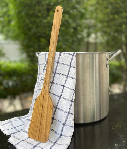 Teak Long Wooden Spatula, Heavy Duty Cajun Stir Paddle for Cooking in ...