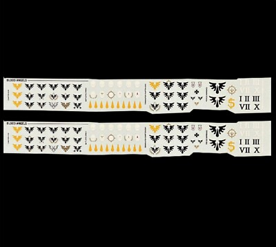 Leviathan Blood Angels Primaris Space Marines Decals Transfers x2 ...