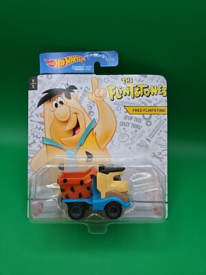 Hot Wheels Character Cars: The Flintstones FRED FLINTSTONE Dump Truck ...