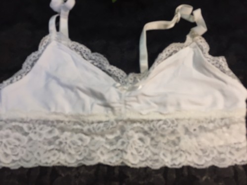 Bra H&M Size us 28a it0a eu60a Unpadded wireless white | eBay