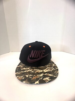 Nike True Futura Snapback Hat Cap Hunter Digital Black Camouflage Camo ...