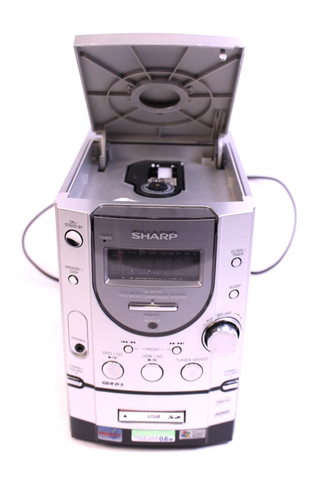 Sharp XL-DV70 DVD Micro Component System Stereo Hi-Fi Kompaktanlage CD ...