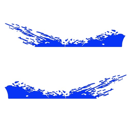 2Pcs Splash Decal Car Side Body Graphics Vinyl Decoration Stickers ...