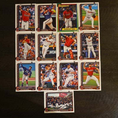 ⚾ 2025 Topps Series 2 CLEVELAND GUARDIANS 13 Card Team Set W/ Rookies ...