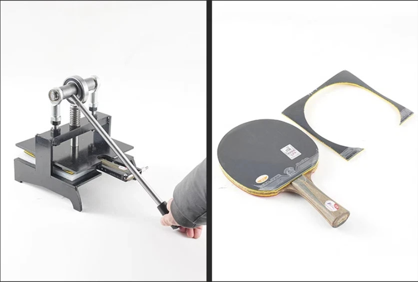 Universal Table Tennis Racket Rubber Cutting Machine Manual Press Ping ...