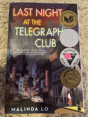 Last Night at the Telegraph Club by Malinda Lo (2021, Trade Paperback ...