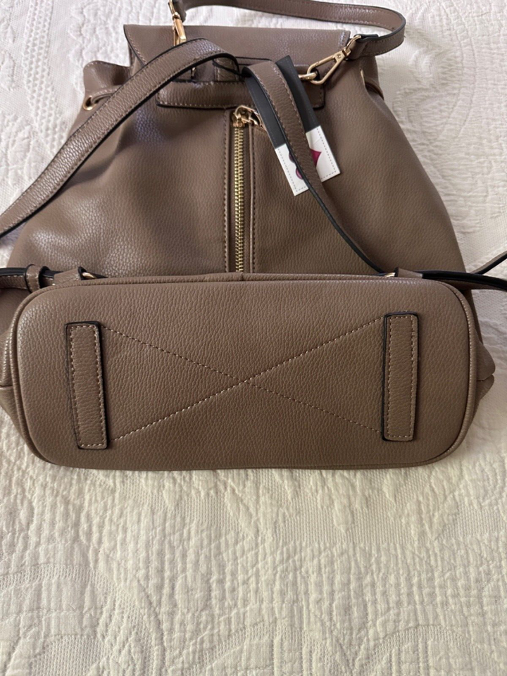 La Diva Design Italian Backpack Olive w/gold hardware | eBay