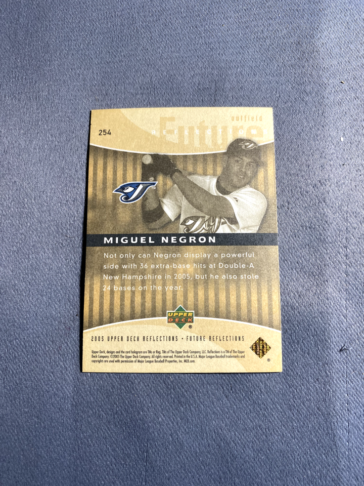 2005 Upper Deck Reflections - Future Reflections Purple #254 Miguel ...