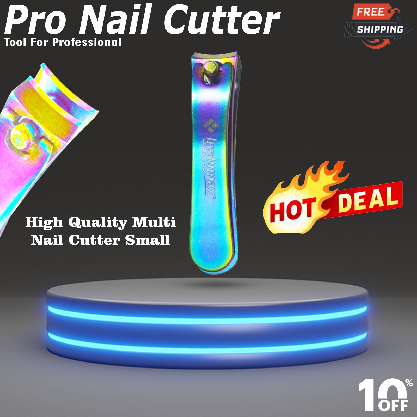 Professional Multi Finger Nail Cutter Handle Clippers Trimmer Cutter ...