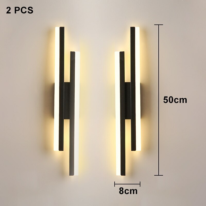 Modern LED Wall Lamp Indoor Lighting Bedside Wall Sconce Lamp BedRoom ...
