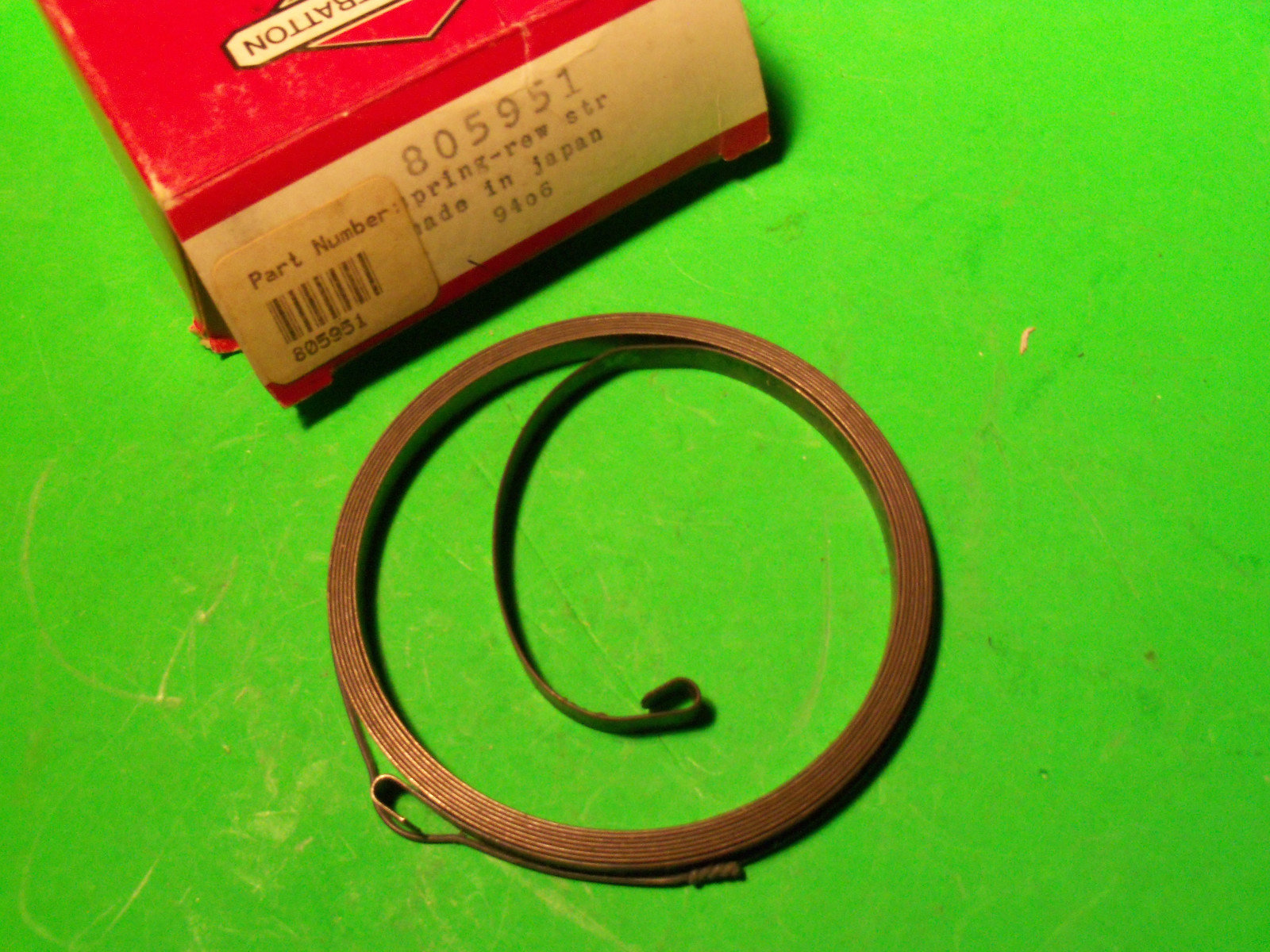 NEW BRIGGS RECOIL STARTER SPRING 805951 OEM FREE SHIPPING B182 | eBay