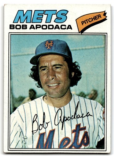 1977 Topps Bob Apodaca . New York Mets #225 | eBay