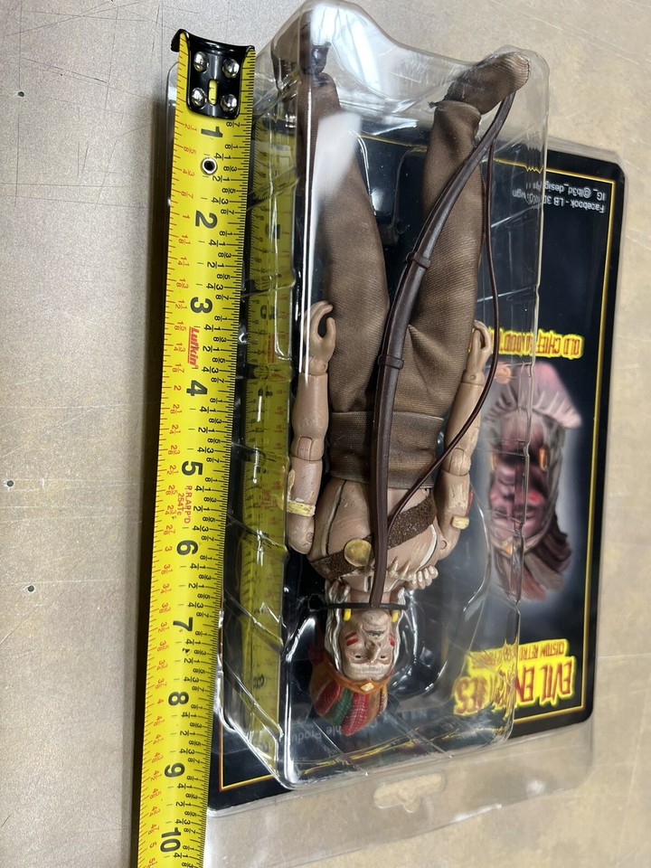 🔥Old Chief Wood'nhead LB3D Evil Entities Mego Action Figure Creepshow 2 ...
