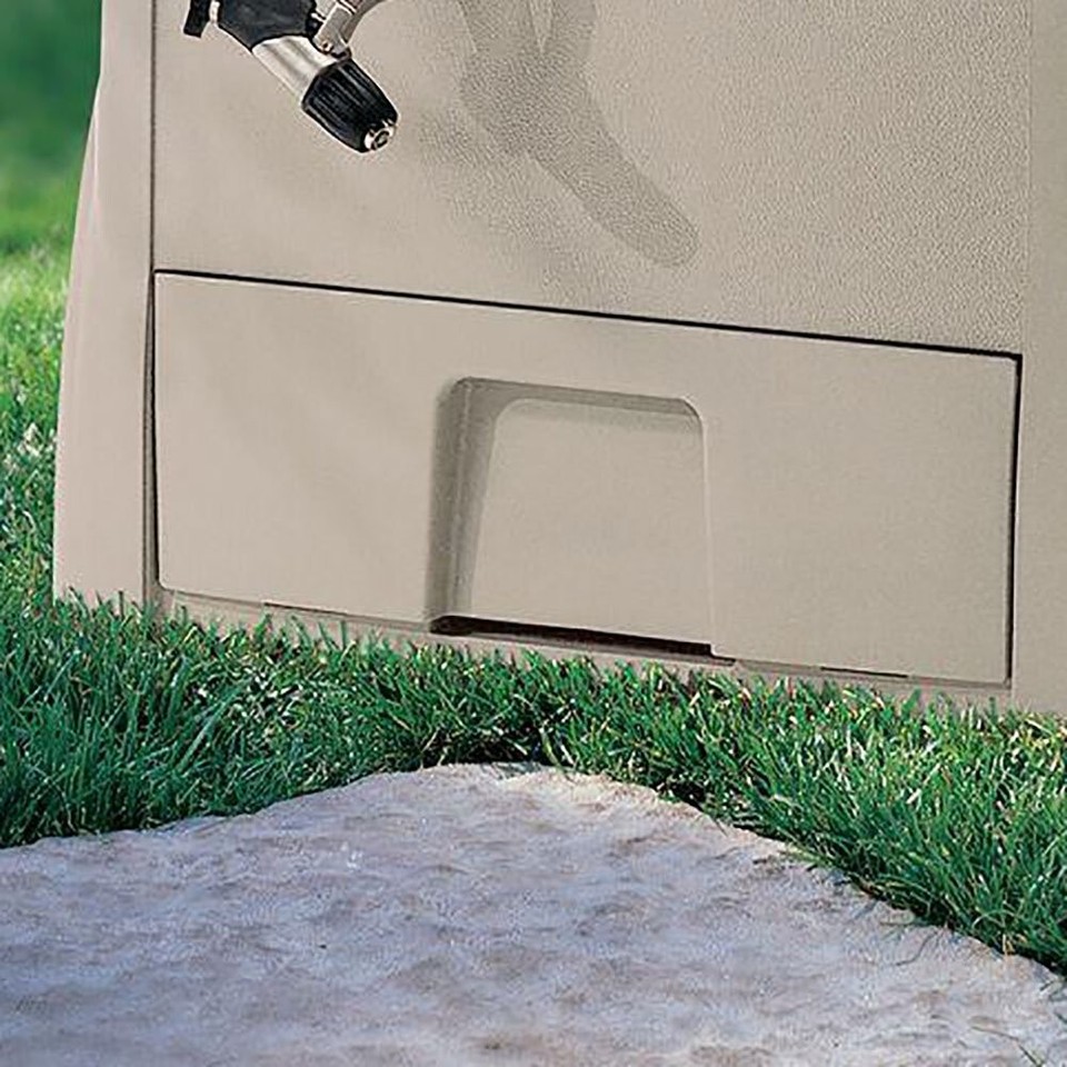 Suncast 100 ft. POWERWIND® Auto Power Rewind Hose Reel, Light Taupe | eBay