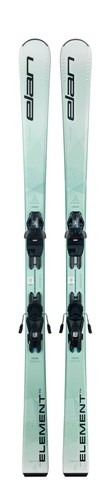 Elan Element 74 W Women's Frontside Skis, Black, 146cm w/ LS EL 9.0 GW ...