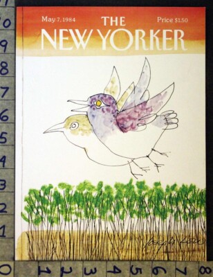 1984 NATURE BIRD AVIAN OUTDOOR DECOR JOSEPH LOW ARTIST NEW YORKER COVER ...