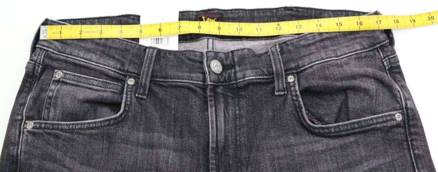 Lee Slim Fit Straight Leg Jeans Men 's Size W34 L34 Gray New | eBay