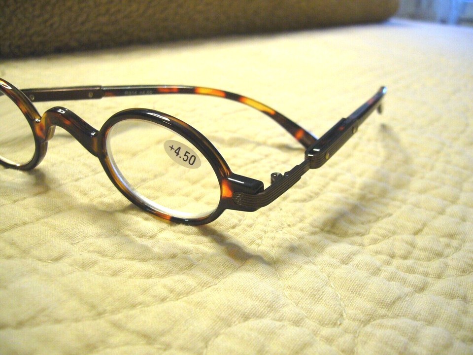 Men's Reading Glasses 1.00 ~ 6.00 Small Roundish John Lennon Reading ...