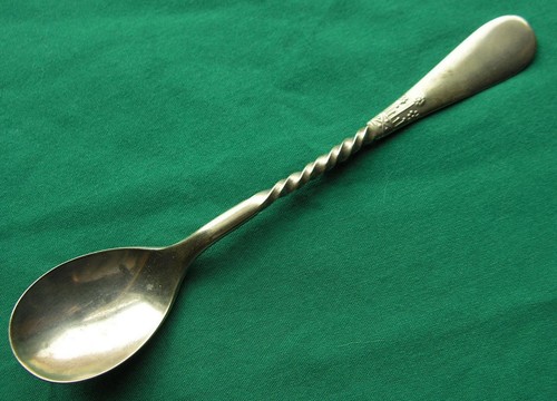 Windsor type silverplate Liquid Carbonic Twist Handled Spoon | eBay