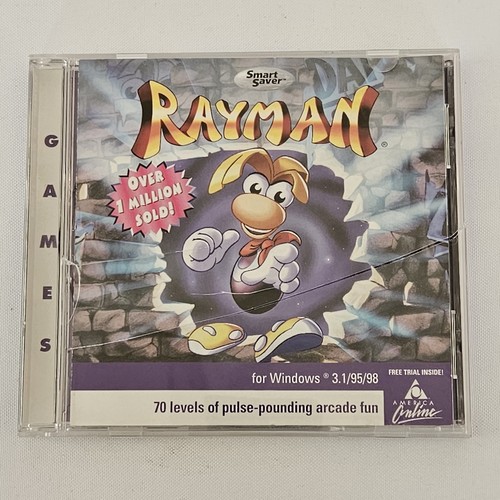Rayman SmartSaver Series (PC, 1999) Windows 3.1 & 95 CD-ROM Video Game ...