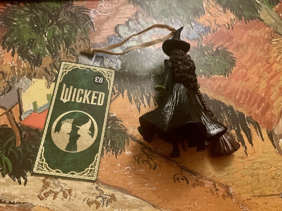 Wicked Elphaba Glitter Hanging Christmas Tree Decoration Brand New With ...